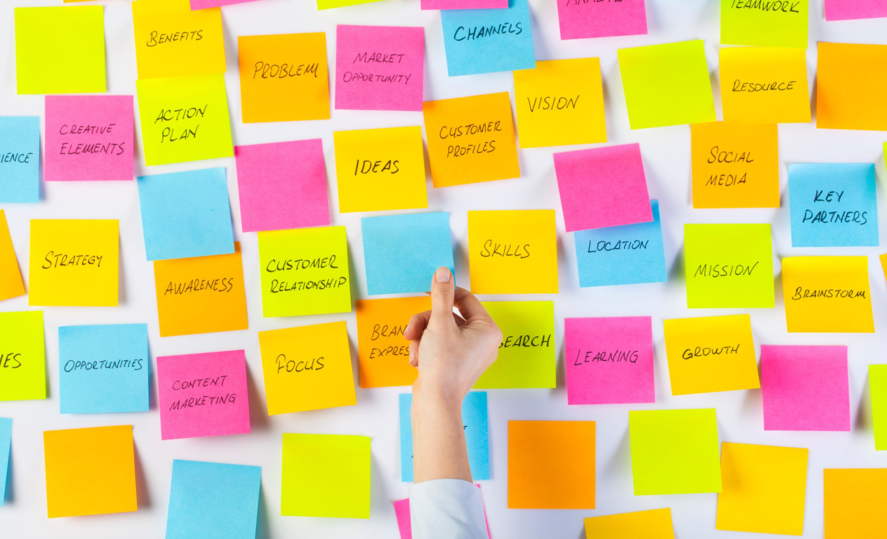 Brainstorming Session Post It